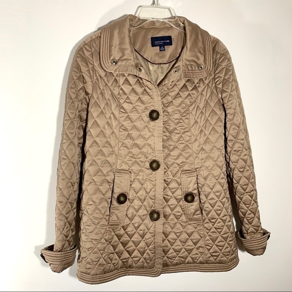 Jones New York | Jackets & Coats | Jones New York Gold Diamond Jacket ...